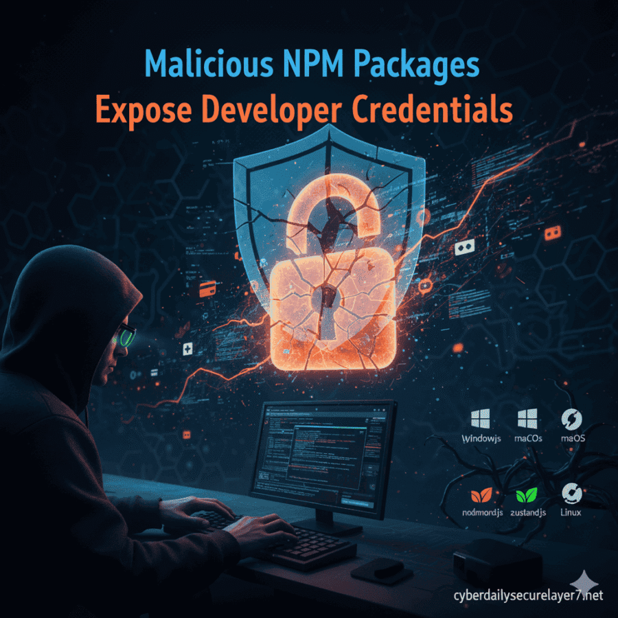 Developers Hit by Malicious NPM Packages Stealing Credentials – The Cybersecurity Daily News